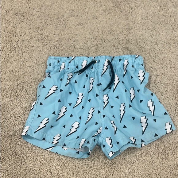 Swim | Blue Lightning Bolt Swim Shorts | Poshmark